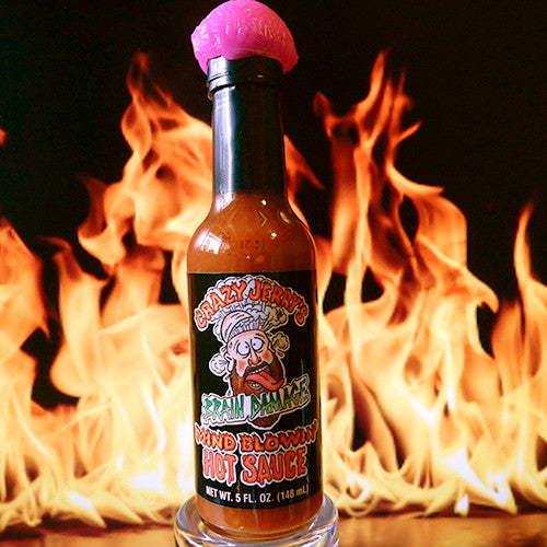 Crazy Jerry's Brain Damage Mind Blowin Hot Sauce - 5fl.oz. – The Head Nut